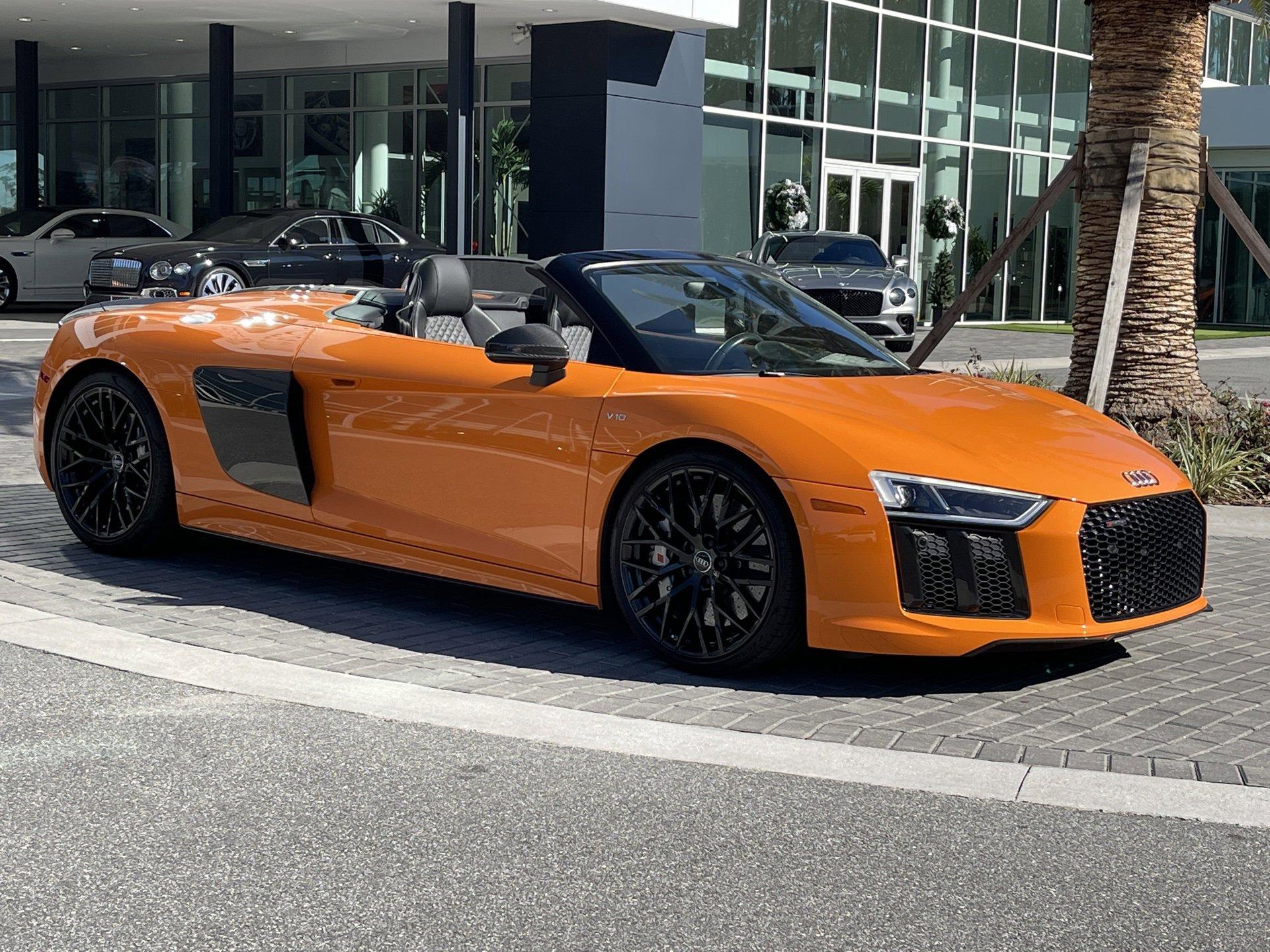 Used 2018 Audi R8 Spyder V10 plus For Sale (Sold) | Ferrari of Central New Jersey Stock #JB902360T
